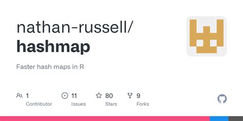 Github Nathan Russellhashmap Faster Hash Maps In R