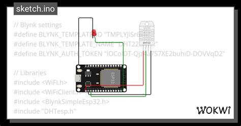 Esp32 Dht22 To Blynk Copy Wokwi Esp32 Stm32 Arduino Simulator
