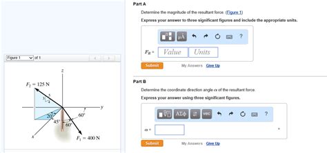 Solved Part A Determine The Magnitude Of The Resultant