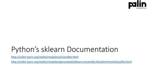 Random Forest Classifier In Machine Learning Palin Analytics Pptx Computing Technology
