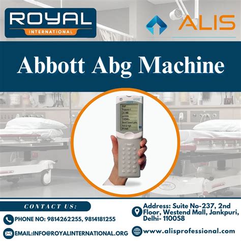 Abbott Abg Machine 2 Part At Rs 260000piece In Jalandhar Id