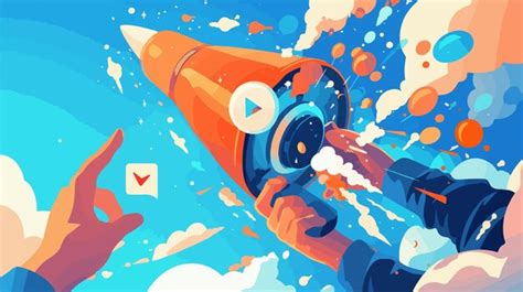 Dynamic Follow Me Banner With Explosive Message Icon Premium Ai
