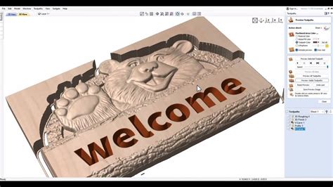 How To Create A Toolpath Template In Vcarve Pro Youtube