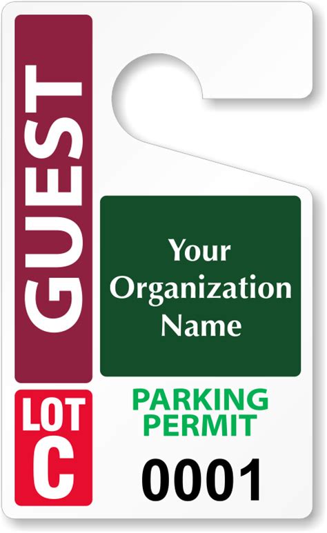 Guest Parking Passes Customize Online