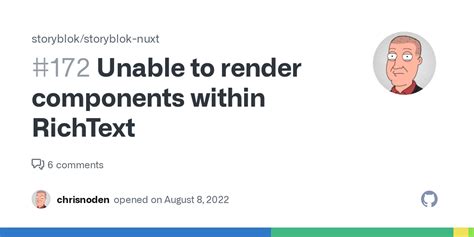 unable to render components within richtext · issue 172 · storyblok