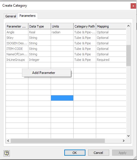 Content Center Can Not Add Custom Parameters To Category Autodesk