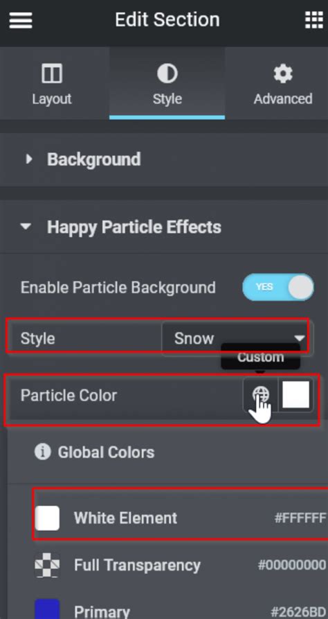 How To Add Particle Effect In Elementor Codewatchers