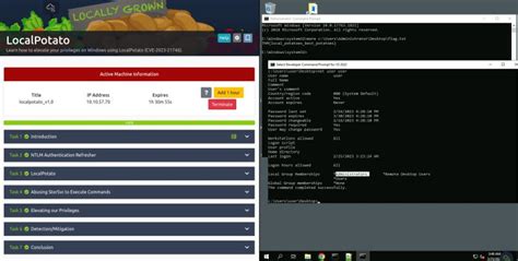 Tryhackme Localpotato Cybersecurity Cybertraining Djalil Ayed