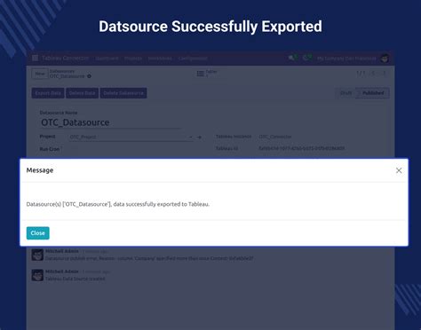 Odoo Tableau Connector Webkul