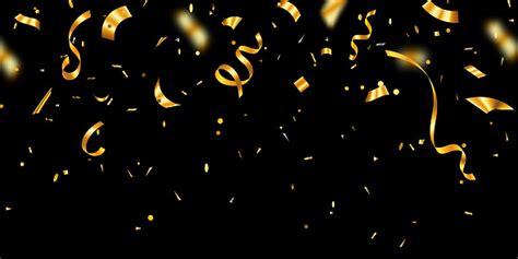 황금 색종이 배경 장식 다양 한 Estive 축하 행사 그랜드 오프닝 벡터 일러스트 레이 션 템플릿입니다 벡터 일러스트 레이 션입니다 금색에 대한 스톡 벡터 아트 및 기타