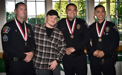 Orange Pd Honors Officers Firefighters For Saving Life Of Officer Hit