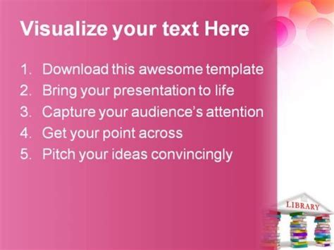 Library Education PowerPoint Backgrounds And Templates