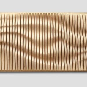 Parametric Waveform Wall Art Natural Wood Slats Art 3D Wave Wall