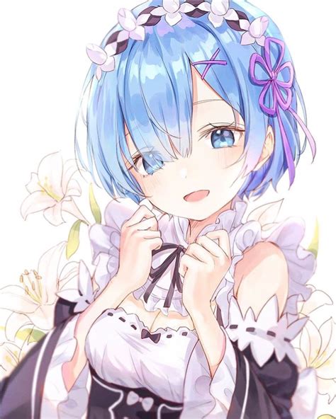 Rem Re Zero Kara Hajimeru Isekai Seikatsu Drawn By Waffy Danbooru