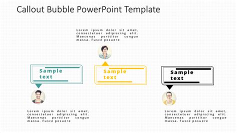 Modern Callout Designs Powerpoint Template
