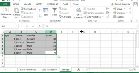 Validasi Data Excel Filter Pengelompokan Di Excel Blog Iseng