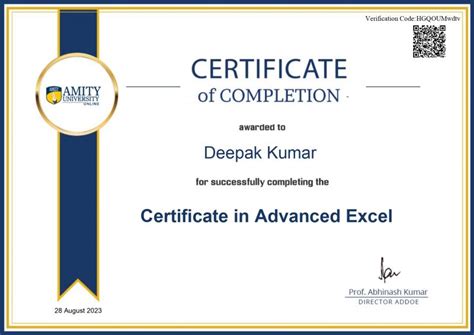 Deepak Kumar On Linkedin Amityuniversity Advancedexcel