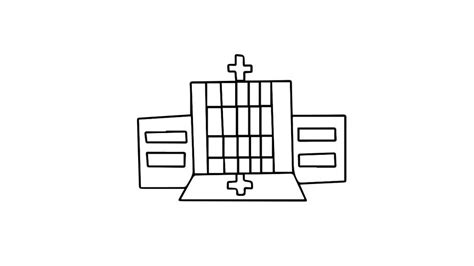 医院简笔画 医院简笔画简单又漂亮 画趣文库（我爱生活）