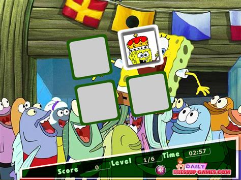 Spongebob Memory Match Play Online On Flash Museum 🕹️