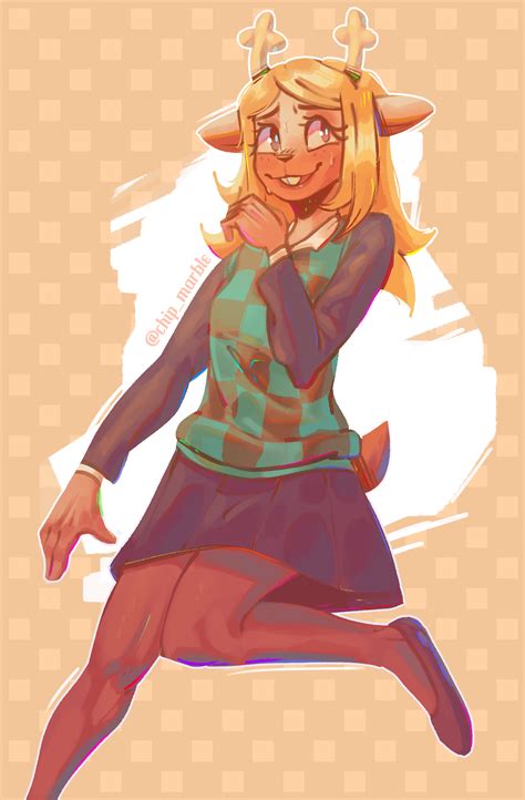 Its Noelle Deltarune Art O Chipmarble On Twitter Rfurry