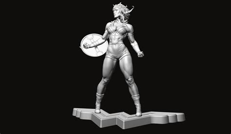 Wonder Woman 3d Model Ready To Print Stl