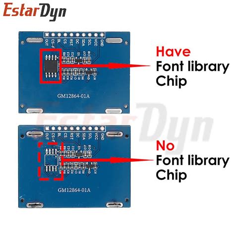 Huamade 12864 Spi Lcd Module 128x64 Spi St7567a Cog Graphic Display Screen Board Lcm Panel