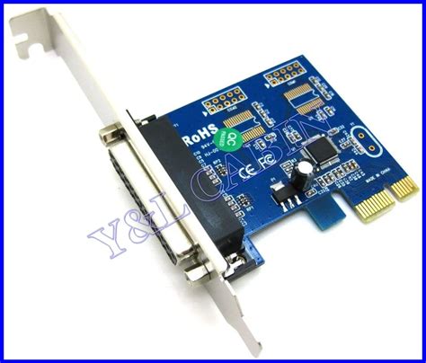 Printer DB Parallel Port LPT To PCI E PCI Express Card Adapter Converter CH L Free Shipping