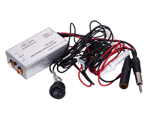 Factory Radio Stereo Aux Rca Audio Input Adapter Wired Fm Modulator