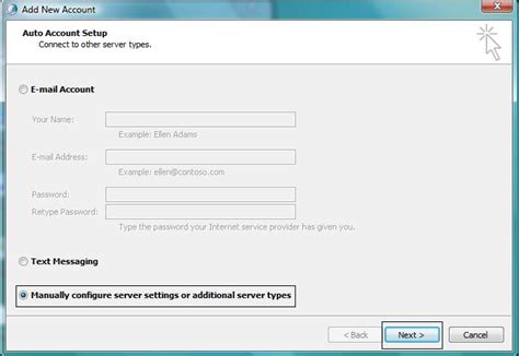 Configure Outlook Manually With Exchange Knowledgebase IBSPoint Com