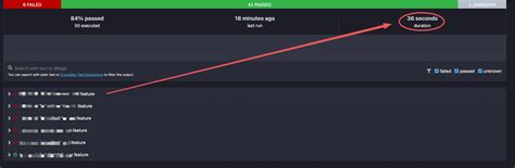 Html Report Only Shows The Time Execution Of The First Feature · Issue 813 · Badeballcypress