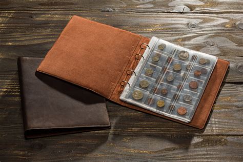 Personalized Coin Collecting Album Leather Coin Album With Etsy