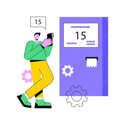 Premium Vector Electronic Queuing System Abstract Concept Vector