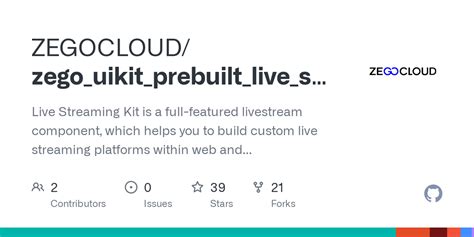 Github Zegocloud Zego Uikit Prebuilt Live Streaming Example Flutter