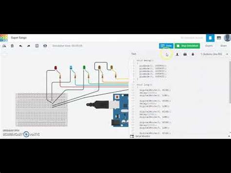 Led Blinking Using Arduino Simulation YouTube