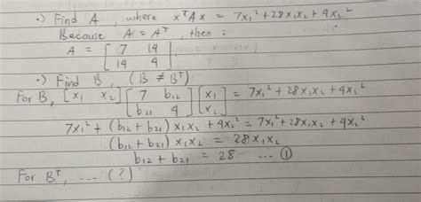 Matrices Find The Matrix That Associated To A Given Quadratic Form