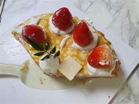 파리크라상 딸기 크레이프 케이크 쫀쫀하고 맛있는 케익 추천♡ 네이버 블로그