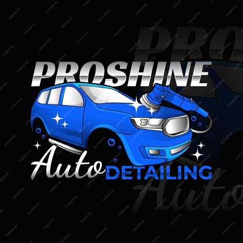 손으로 그린 세차 로고 디자인 무료 벡터