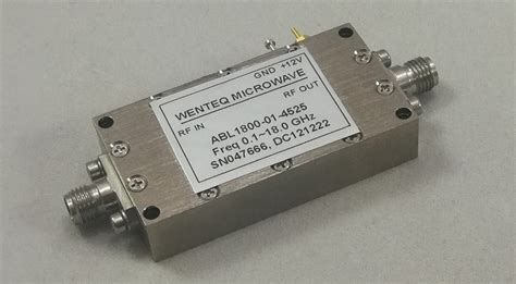 8 Ghz Low Noise Amplifier Microwave Product Digest
