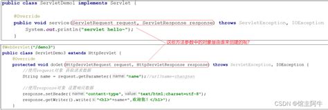 【java Web篇】servlet处理请求和响应servlet接收请求 Csdn博客