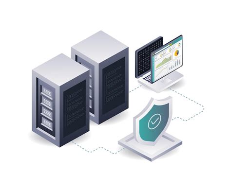 Premium Vector Data Security Analysis Of Server System Technology