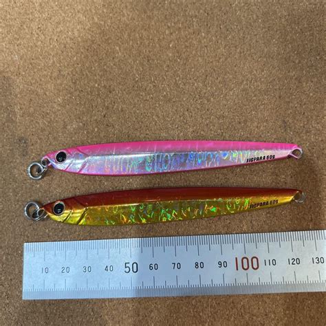 Jp メジャークラフト ジグパラ セミロング 60g 2本セット 実測60g62g 青物 オフショア 船 ジギングに