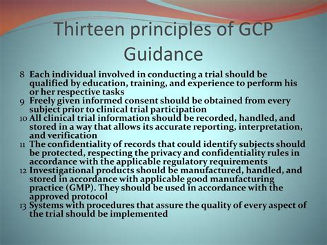 Ppt Good Clinical Practice Gcp Powerpoint Presentation Free Download