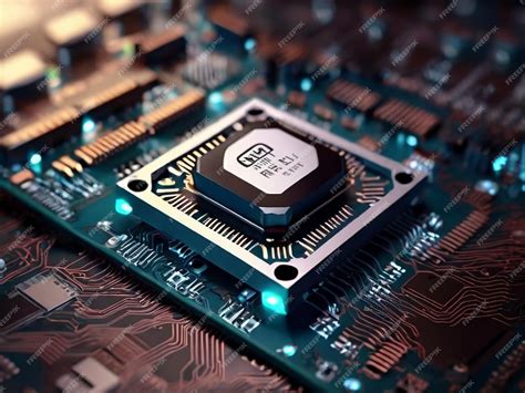 Premium Photo Artificial Intelligence Ai Technology Cpu Central