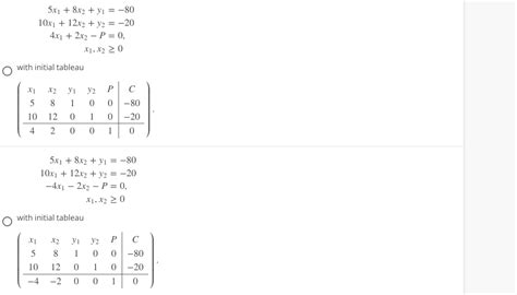 Solved Question Rewrite The Following Linear Programming
