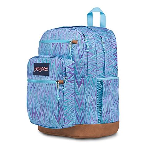 Jansport Cool Student Laptop Backpack Blue Marble Chevron Wantitall