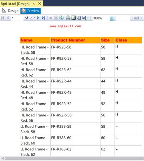 Keep Row Headers Visible In Ssrs Sql Bi Tutorials