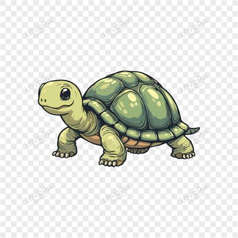 귀여운 바다 거북 만화 벡터