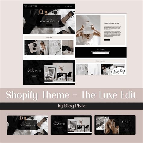Shopify Theme The Luxe Edit MasterBundles