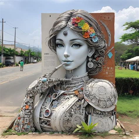 Premium Photo Recycling Art Is A Really Cool Way To Create New Things Out Of Old Stuff Instead