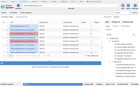 Netpeak Spider Review Site Audit Via Your Computer